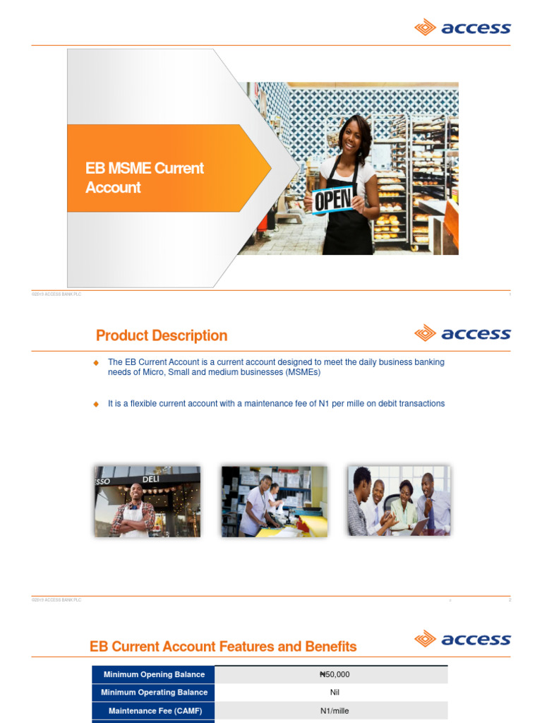 Eb Msme Current Account | PDF | Finance & Money Management
