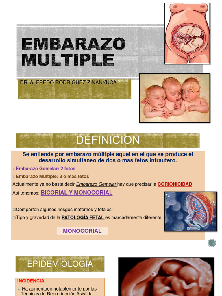Embarazo Multiple | PDF | Nacimientos Múltiples | El embarazo