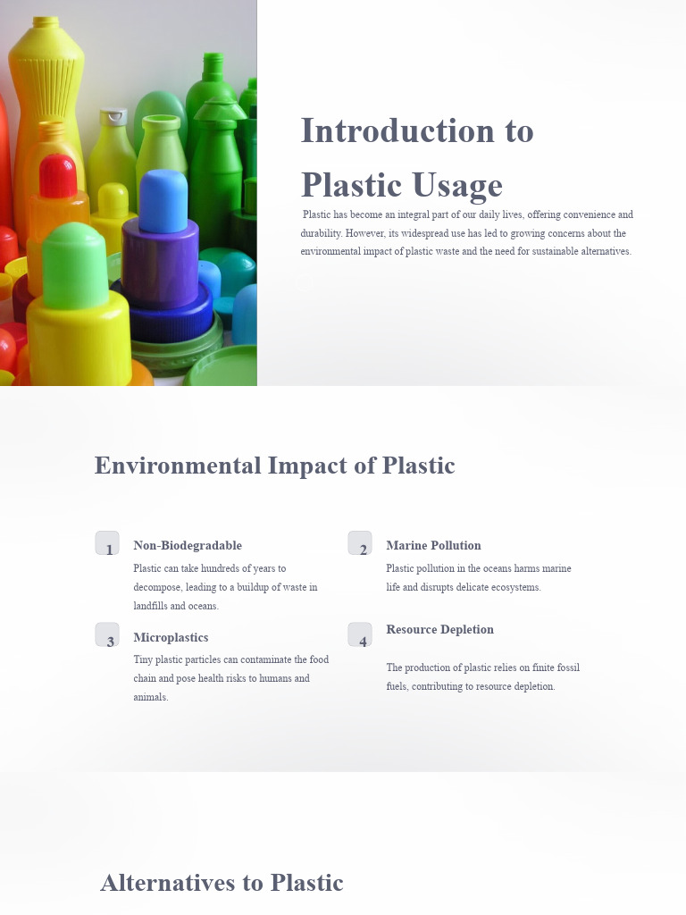 Environmental Impact of Plastic Use | PDF | Plastic | Recycling