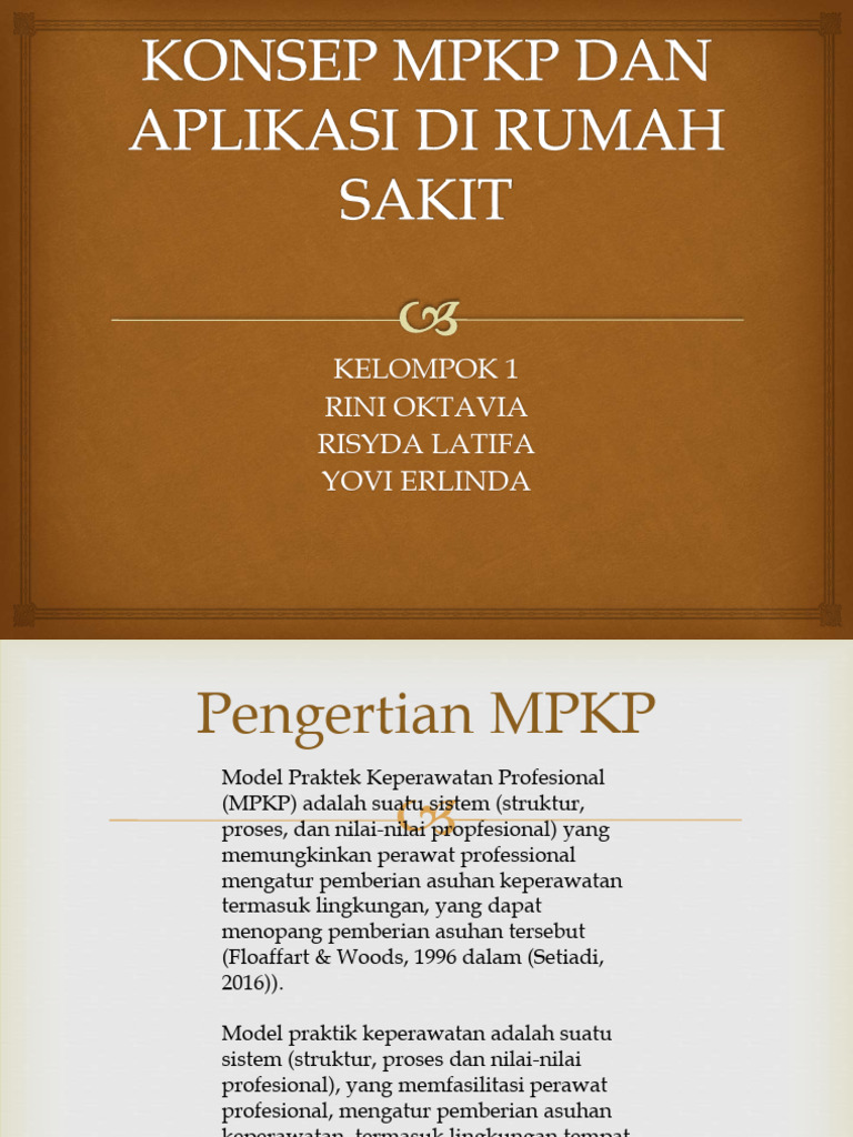 Konsep MPKP Dan Aplikasinya Di Rs | PDF