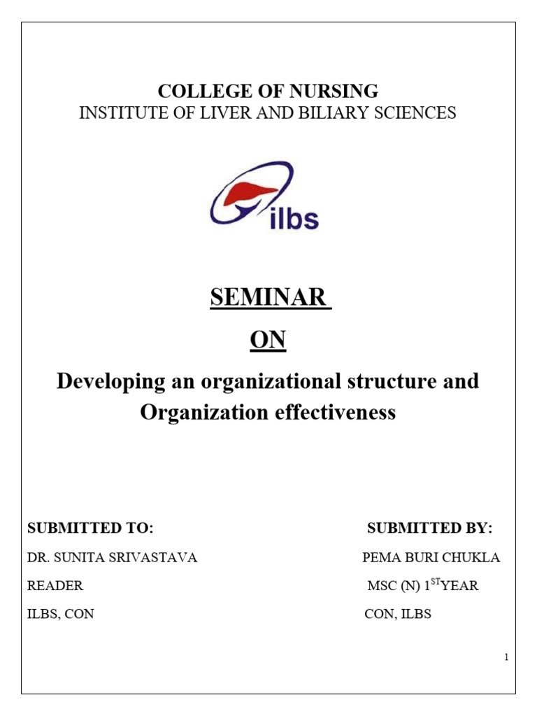 Organizational Structure and Effectiveness | PDF | System | Hierarchy