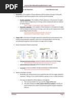 IGCSE Biology: Respiration Overview | PDF | Respiratory System ...