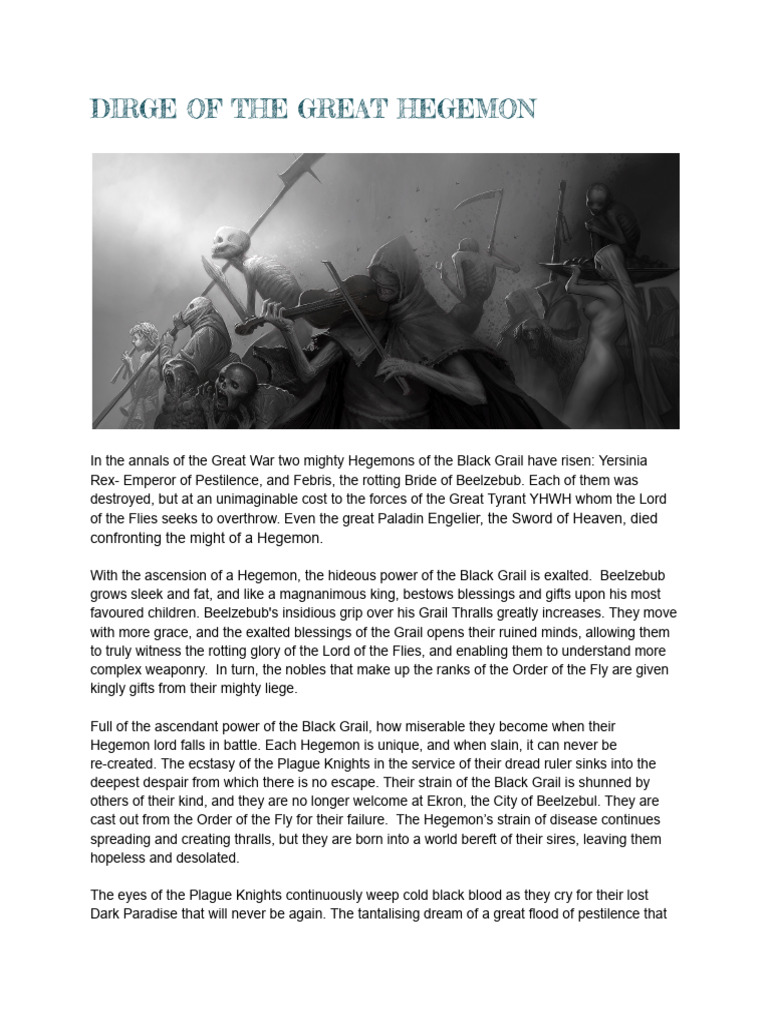 Dirge of the Fallen Hegemons | PDF