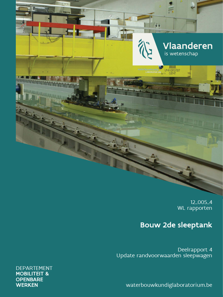 Flanders Hydraulics Research Tank-1 Ghent | PDF