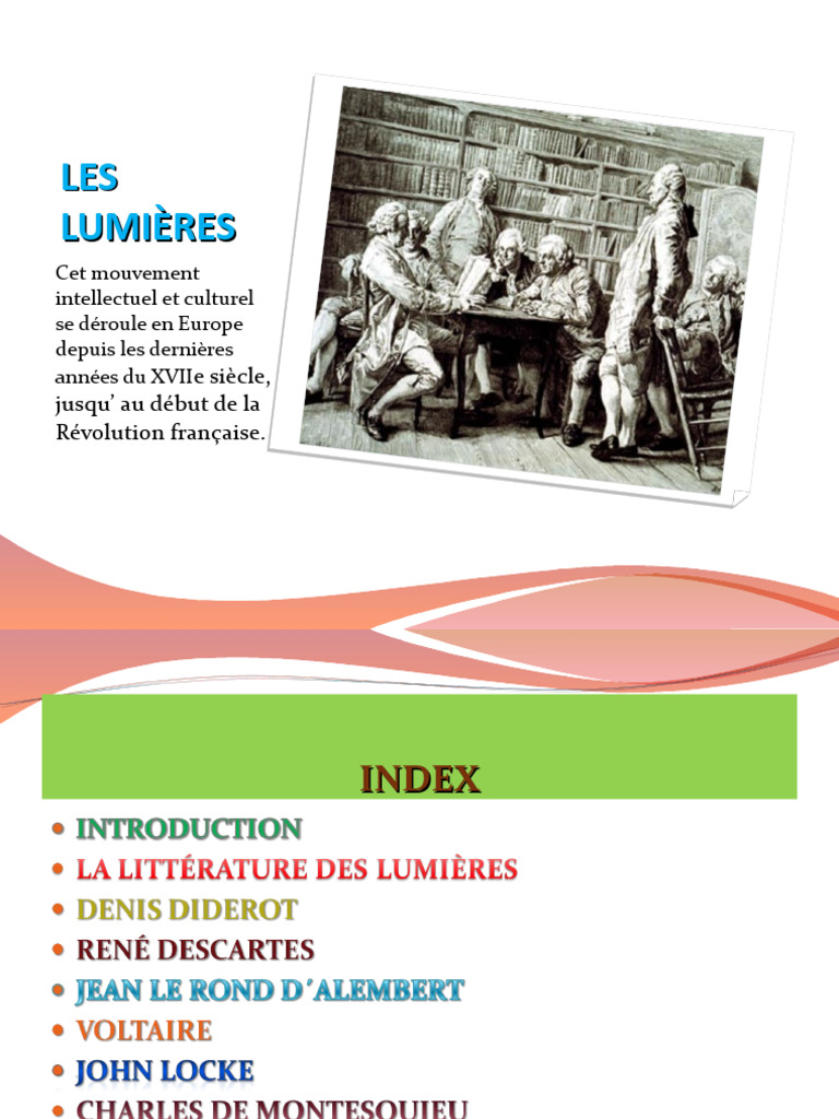 Les Lumieres | PDF | Siècle des Lumières | René Descartes