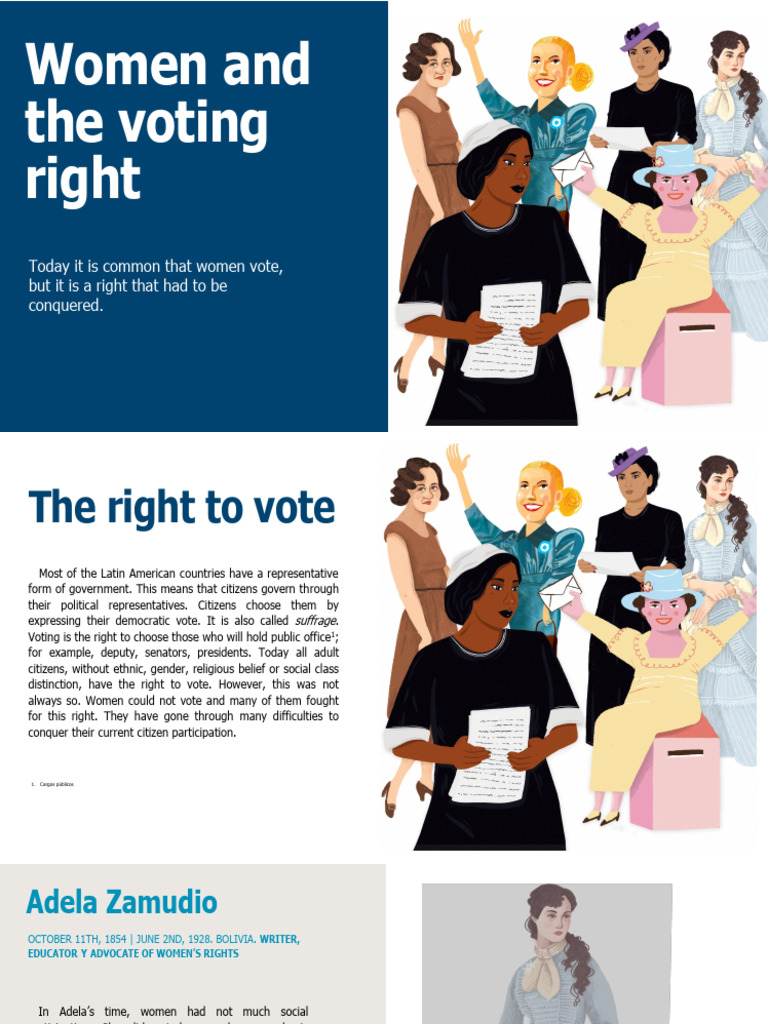Women and The Voting Right | PDF