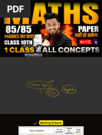 Maths Marathon Class Notes by Aditya Sir | PDF