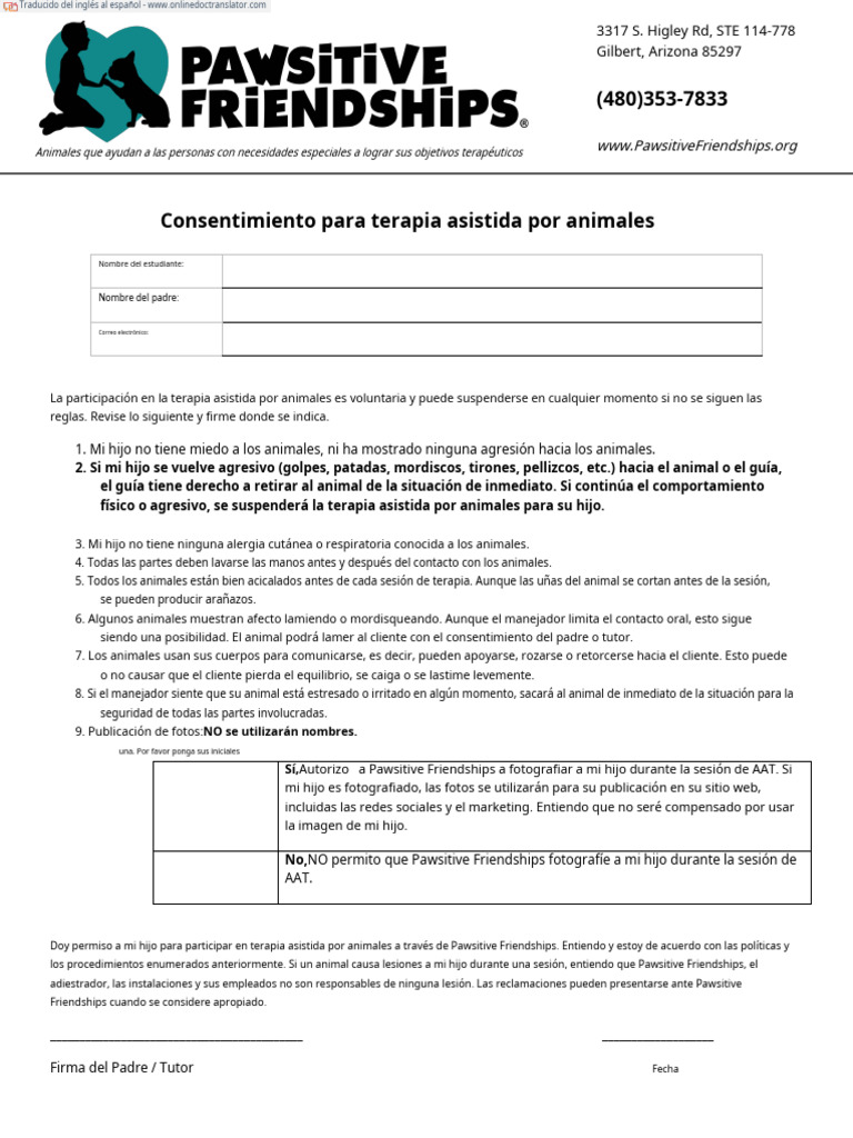 Spanish Updated-AAT-consent - en .Es | PDF | Relaciones personales ...
