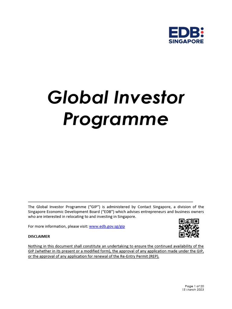 GIP Factsheet | PDF | Financial Statement | Notary Public