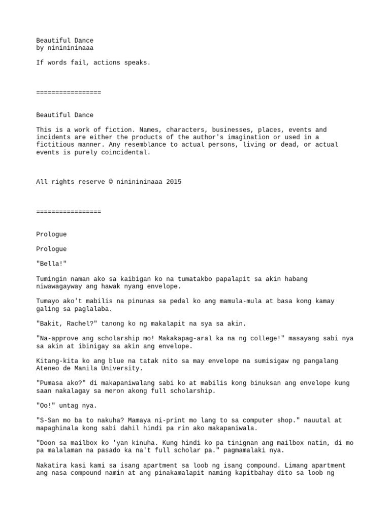 Beautiful Dance | PDF