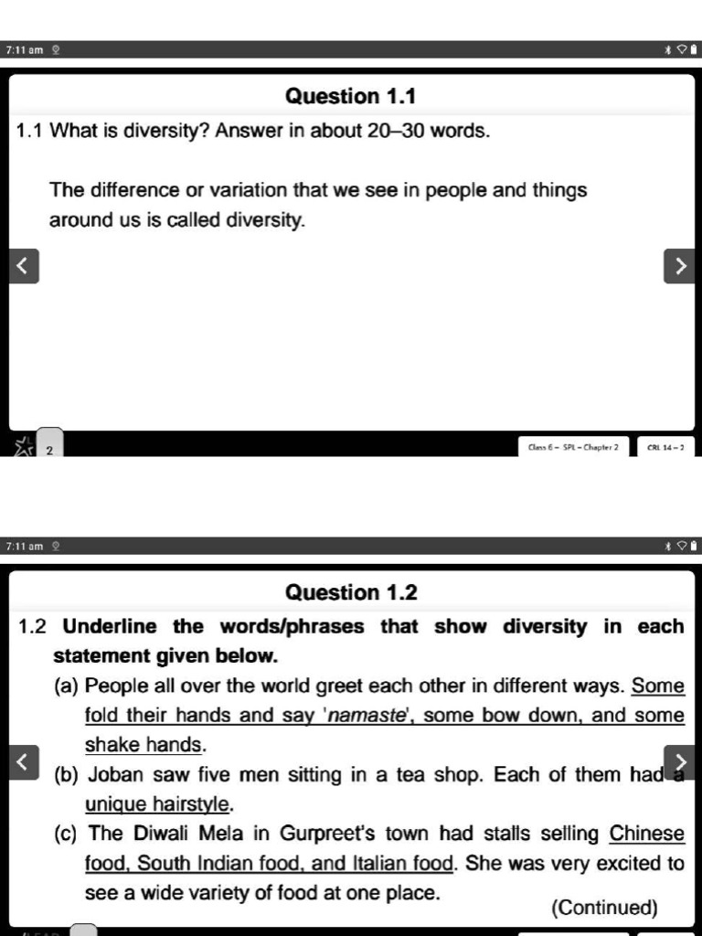 Class 6 CH 2 Ss | PDF