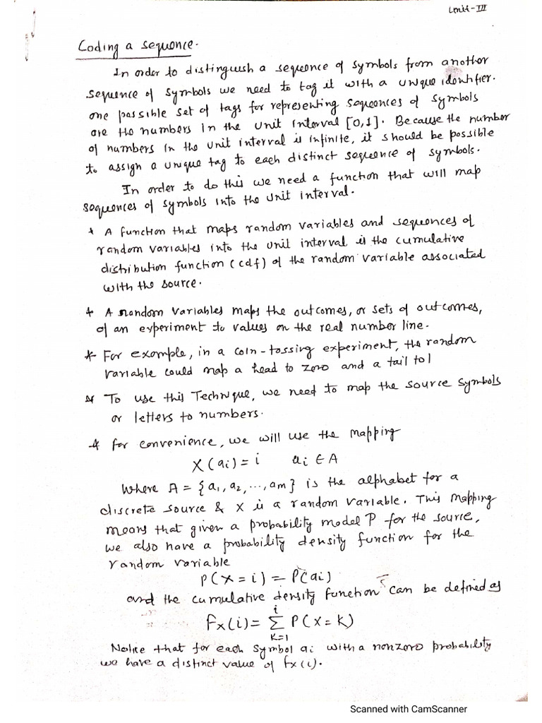 Data Compression Unit 3 | PDF