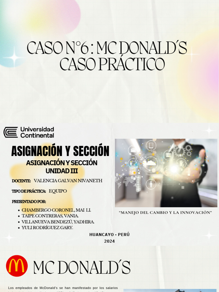 Caso N°6 ADMINISTRACIÓN | PDF | Business | Liderazgo