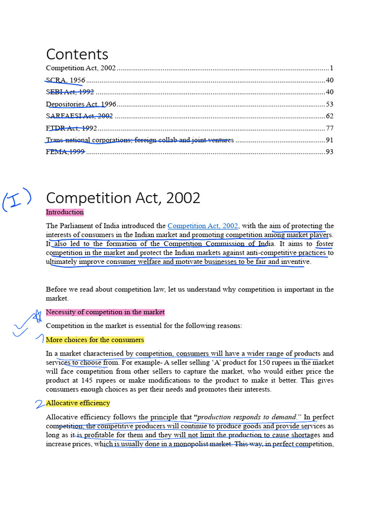Investment and Competition Articles | PDF | Competition Law | Profit ...
