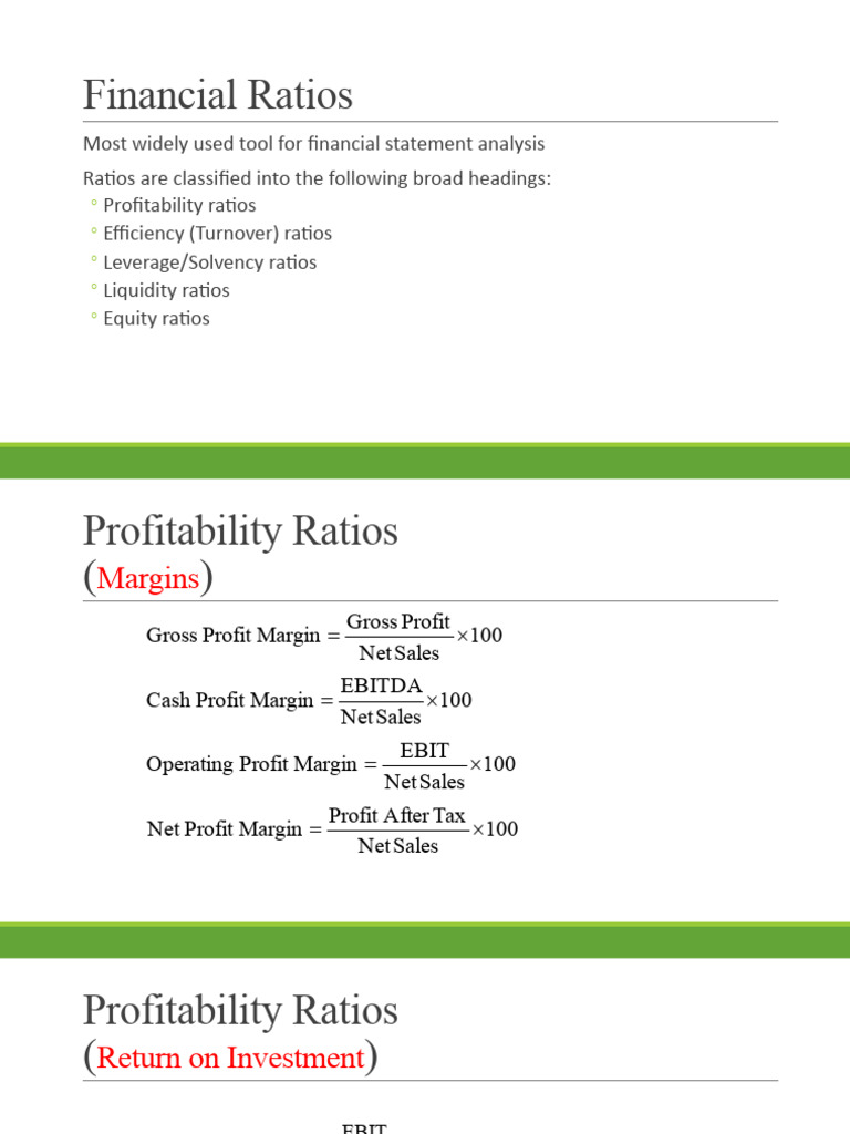 ER Ratios | PDF | Revenue | Equity (Finance)