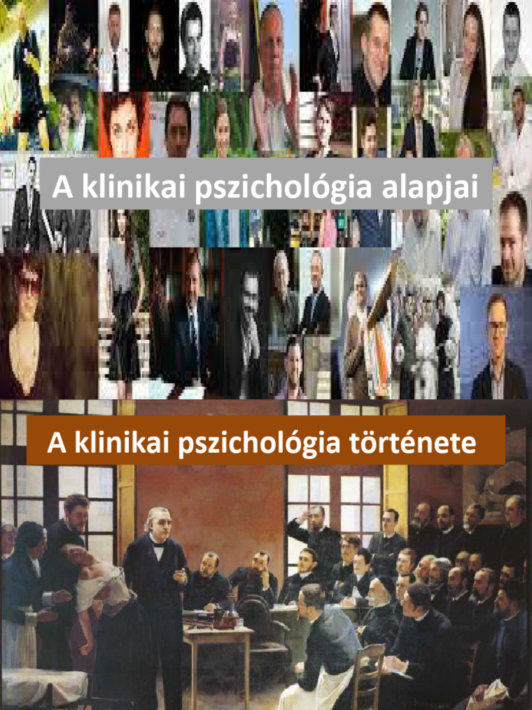 A Klinikai Pszicholã Gia Tã Rtã©nete (mÃ©rÅ Eszkã Zã K) | PDF