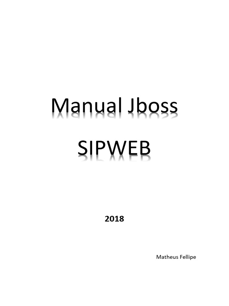 Instalação e Configuração do JBoss | PDF | Informática | Programas