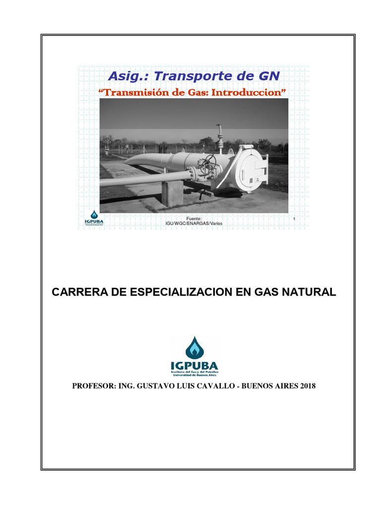 ASPECTOS GENERALES T. de GAS | PDF | Gas natural | Petróleo
