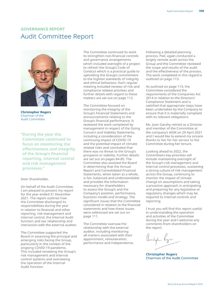 KGAR21 Audit Committee | PDF | Internal Audit | Audit