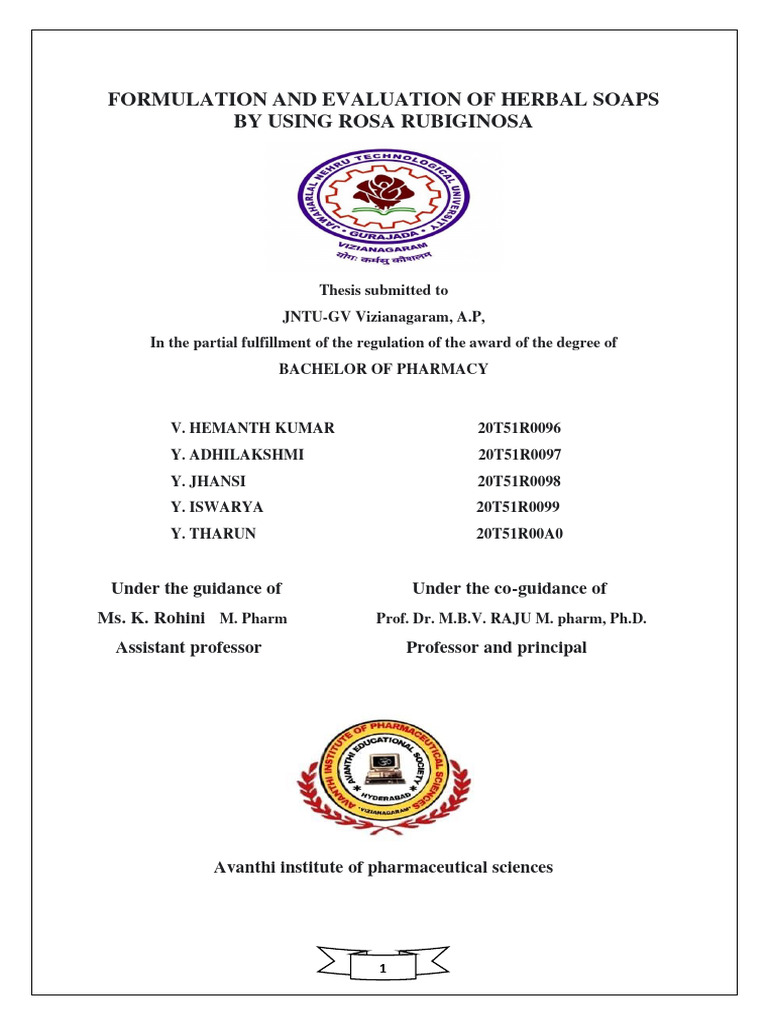 Herbal Soap Project-2 | PDF | Soap | Cosmetics