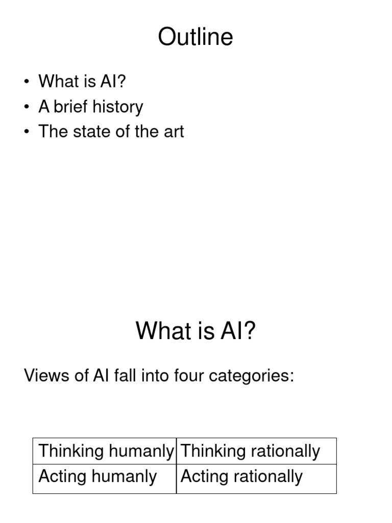 Chap 1 | PDF | Artificial Intelligence | Intelligence (AI) & Semantics