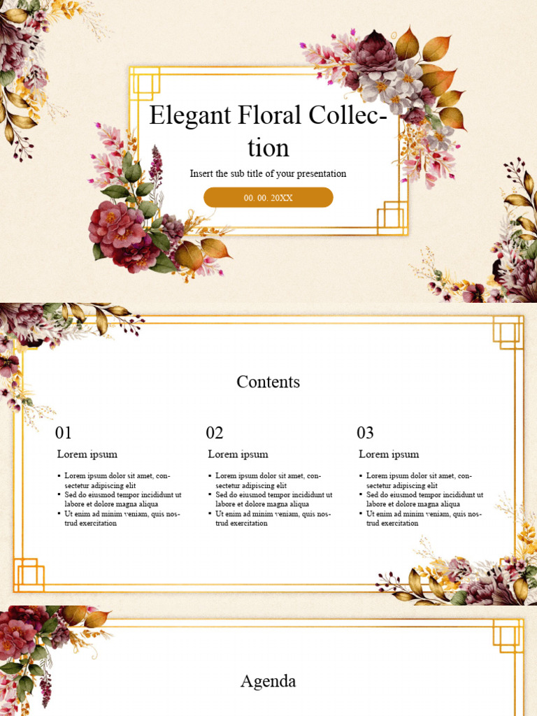 Elegant Floral Collection - PPTMON | PDF | World Wide Web | Internet & Web