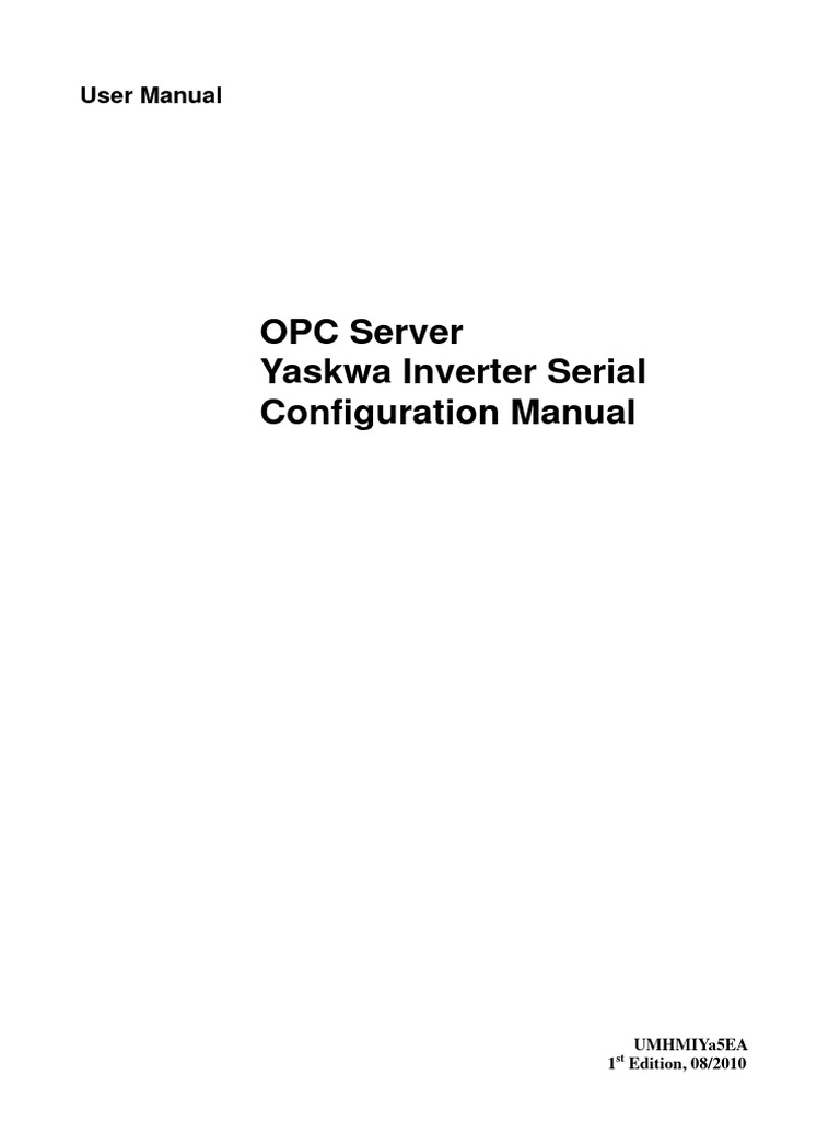 Yaskawa Inverter Serial | PDF | Bit Rate | Computing