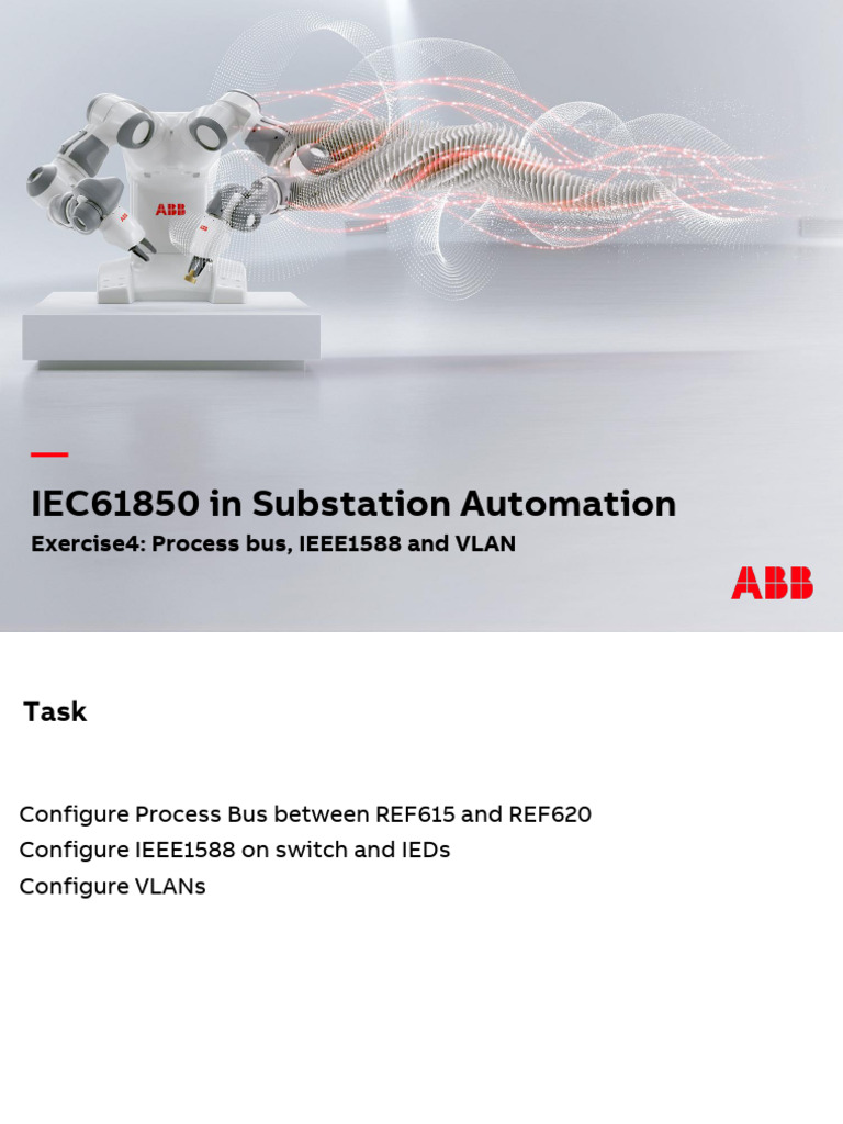 IEC61850 - Ex4 - Process Bus and IEEE1588 - Online | PDF | Automation | Electrical Substation