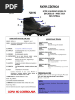 Ficha Técnica Bota Riverline GRS | PDF | Textiles | Calzado