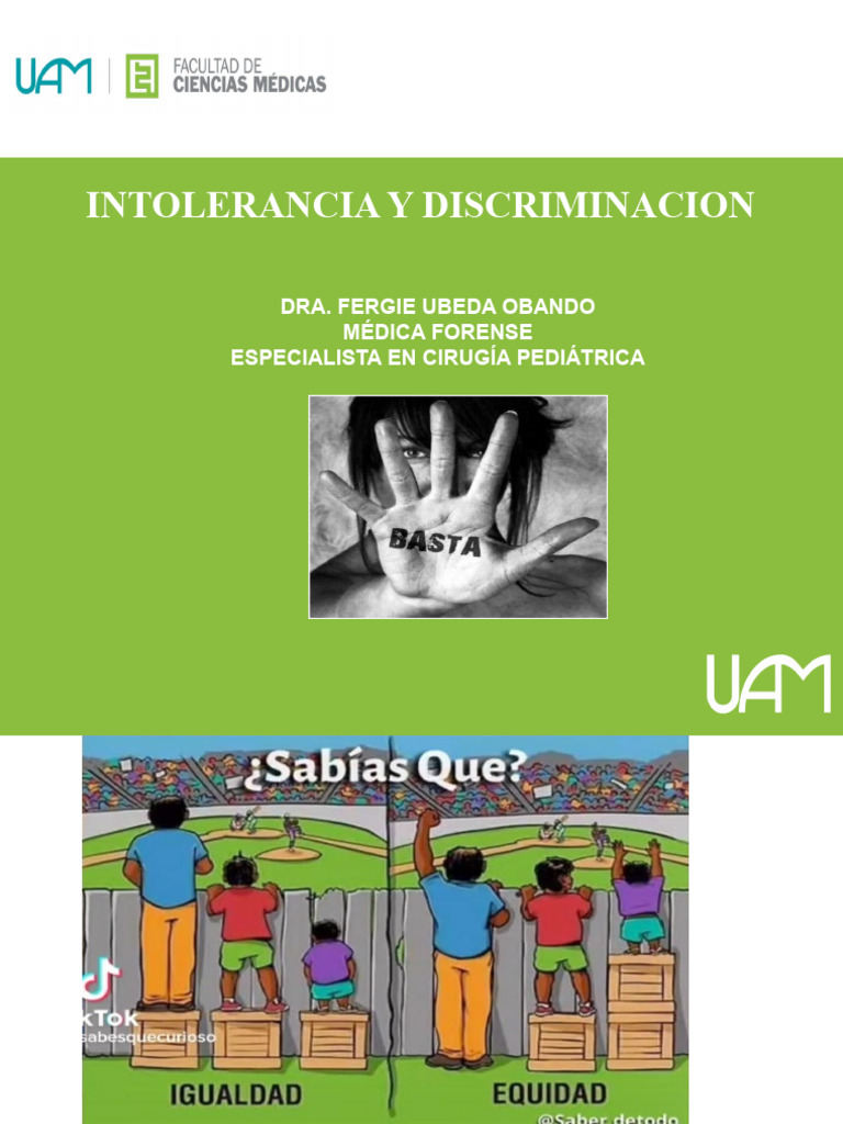 Intolerancia y Discriminación | PDF | Discriminación y relaciones raciales | Racismo
