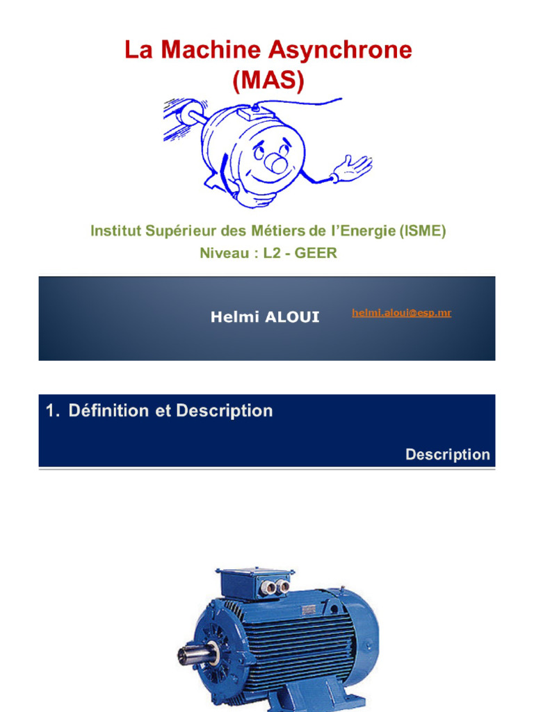 La Machine Asynchrone (MAS) | PDF