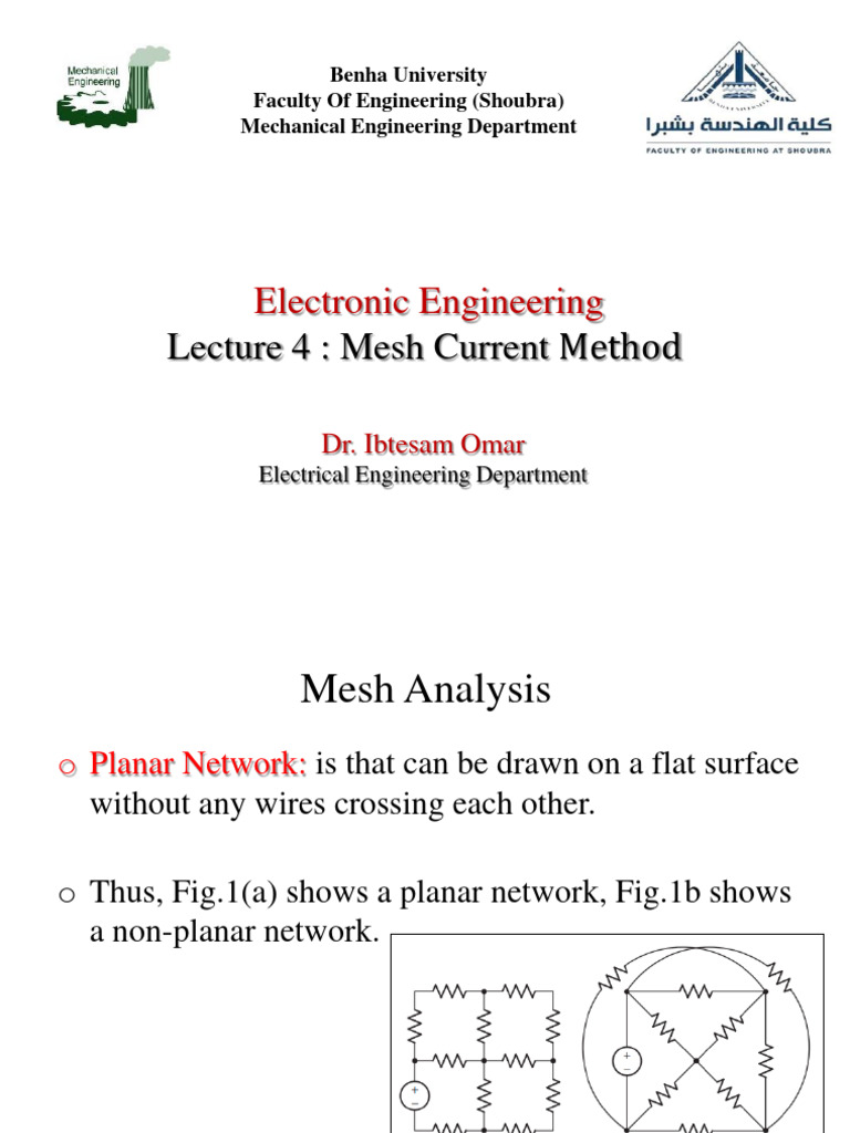 Lec (4) | PDF | Electronics | Electrical Circuits