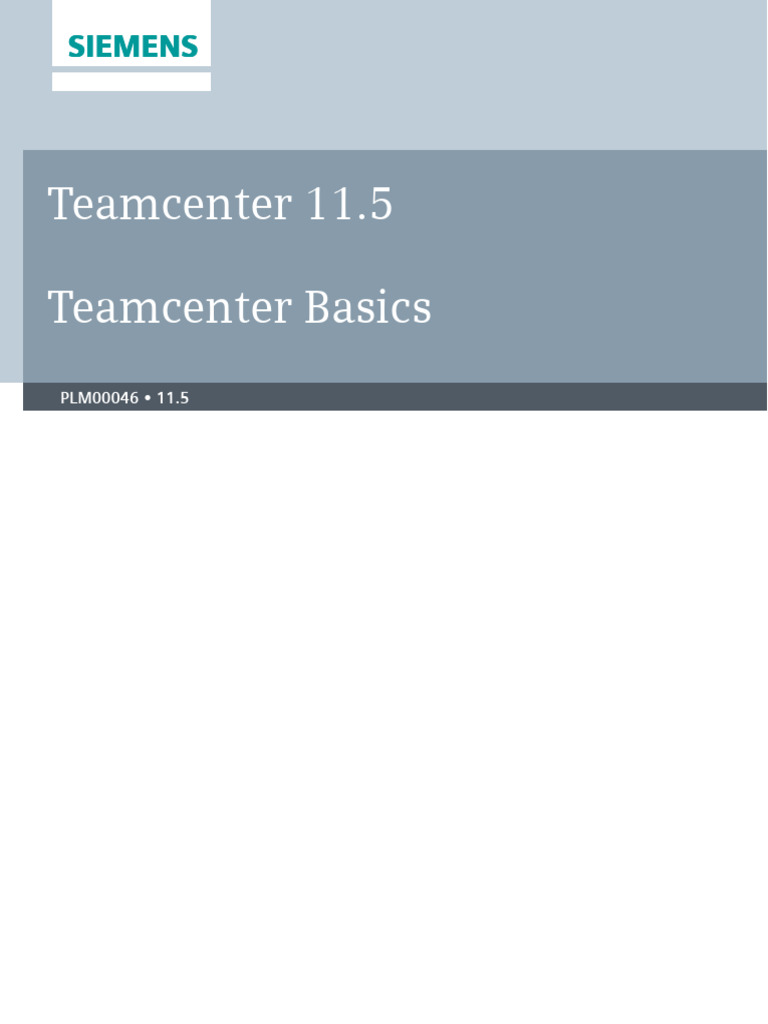 My Teamcenter | PDF | Computing | Software My Teamcenter | PDF | Computing | Software