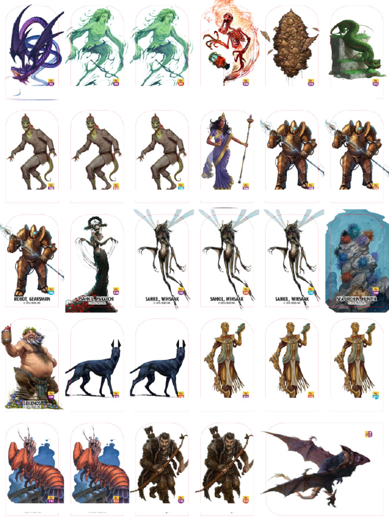 Pathfinder Pawns Bestiary 5 Box PDF 8 PDF Free | PDF