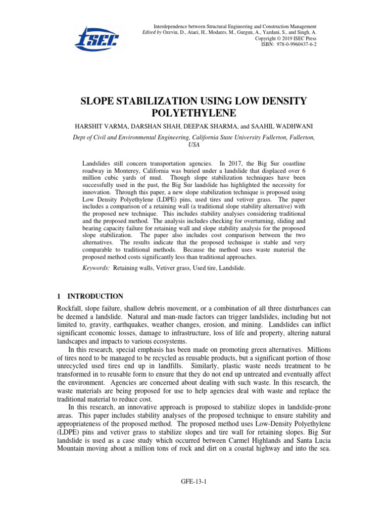 Gfe 13 | PDF | Landslide | Soil