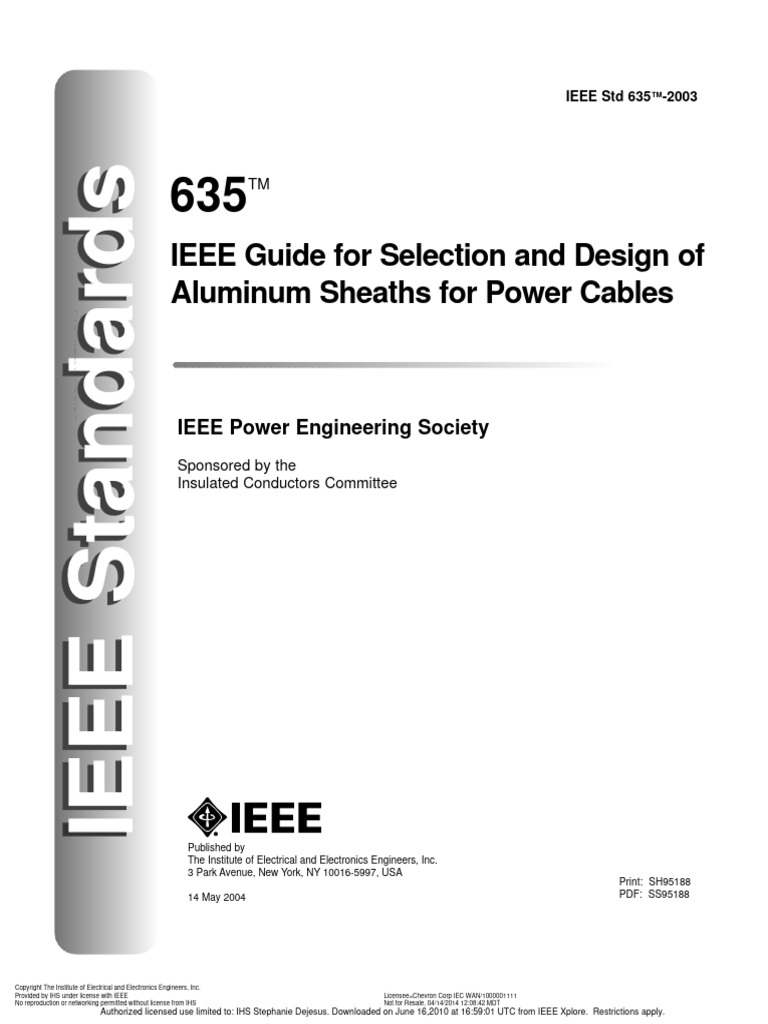 IEEE Std. 635 | PDF | Implied Warranty | Building Engineering