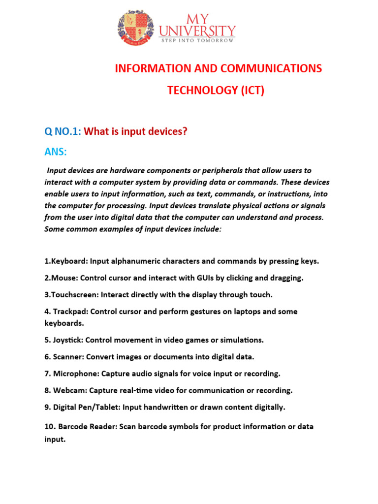 Information and Communications (Ict) | PDF | Computer Data Storage | Random Access Memory
