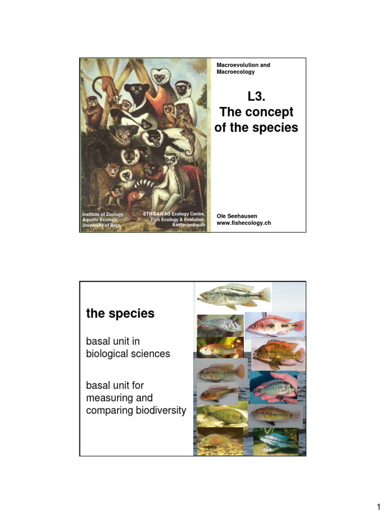 Understanding Species Concepts in Biology | PDF | Species | Evolution