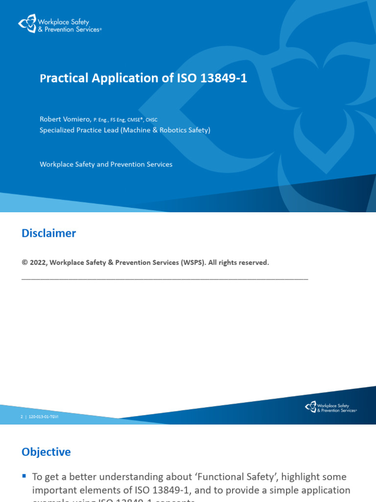 ISO 13849-1 Functional Safety - IsSA Seminar May 2022 | PDF | Systems ...