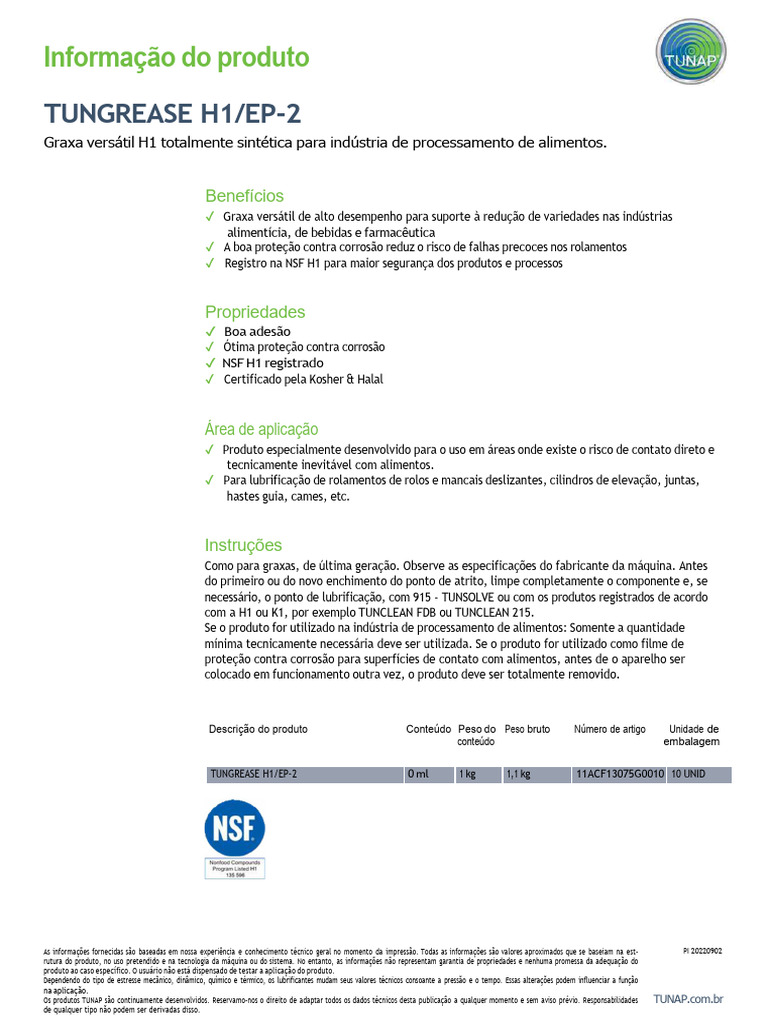 Graxa alimentícia | PDF | Lubrificação | Viscosidade
