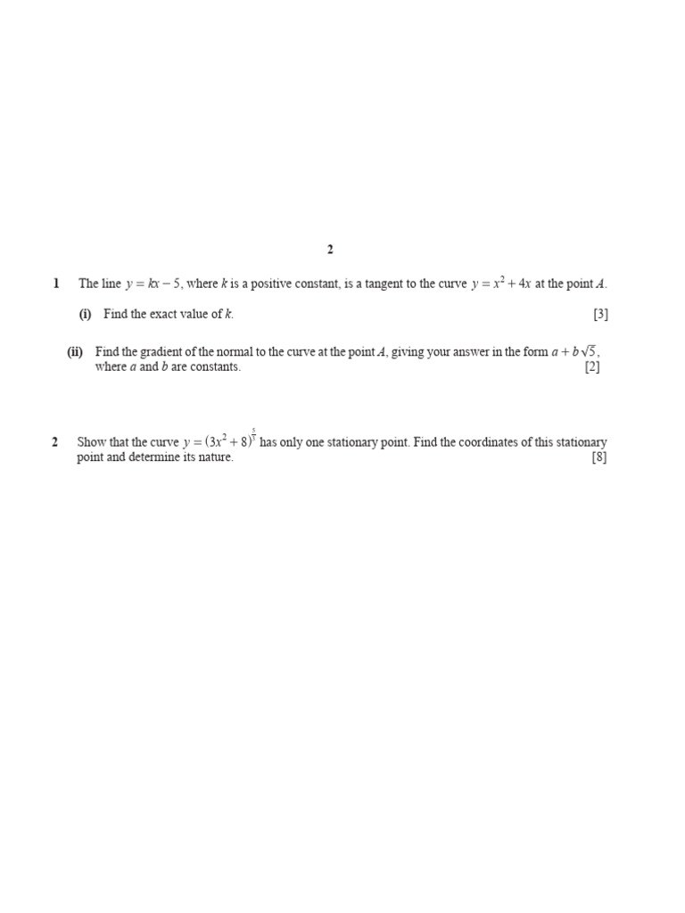 Calculus Part 1 (Diff.) | PDF
