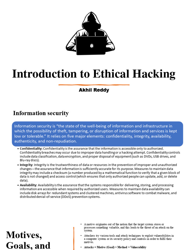 Ethical Hacking | PDF | Security | Computer Security