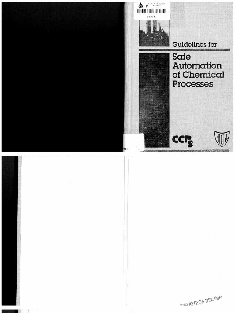 Guidelines For Safe Automation of Chemical Processes 1993 | PDF
