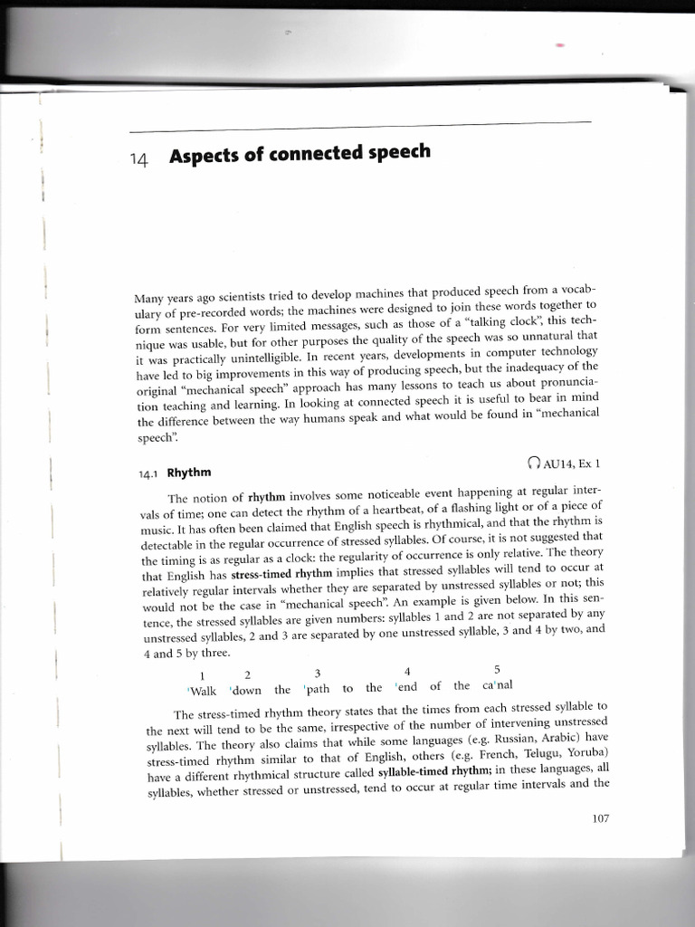 Aspects of Connected Speech | PDF | Consonant | Stress (Linguistics)