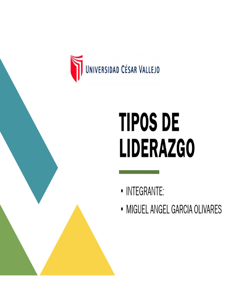 Tipos de Liderazgo | PDF | Liderazgo | Carisma