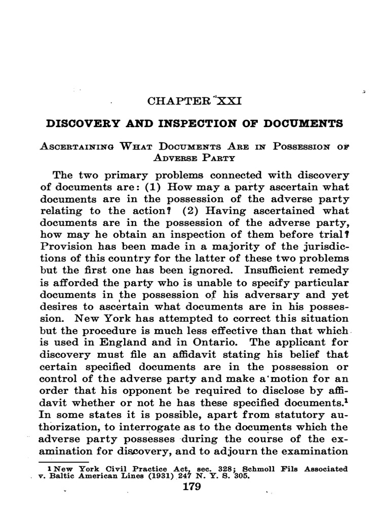 22 Discovery | PDF | Discovery (Law) | Affidavit