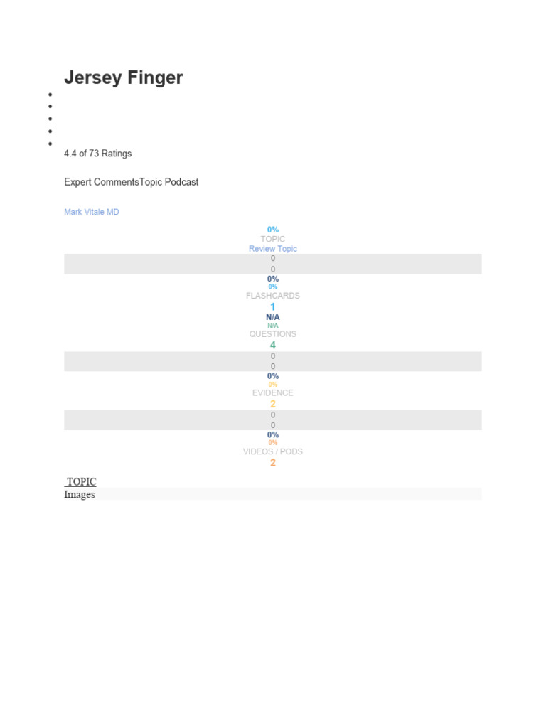 JERSEY FRACTURE | Download Free PDF | Finger | Musculoskeletal System