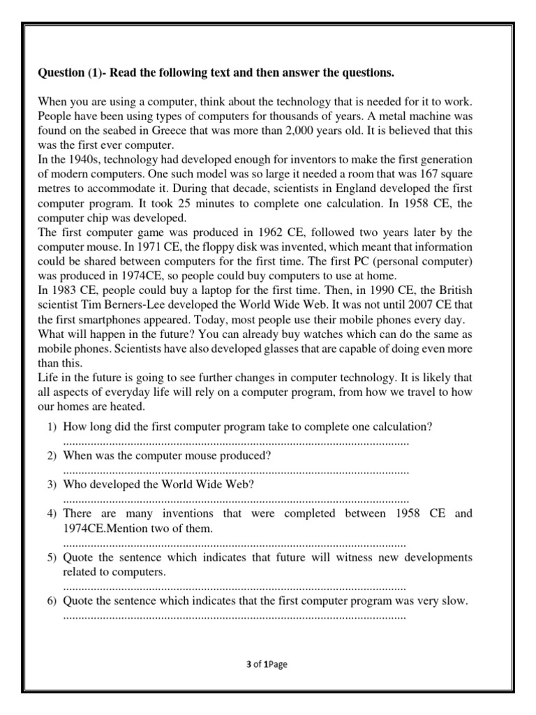11th - 12th Grade Final Exam | PDF | Personal Computers | Engineering