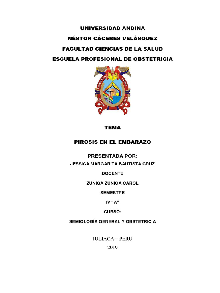 PIROSIS EN EL EMBARAZO Ok | PDF | Acidez | Enfermedades y trastornos