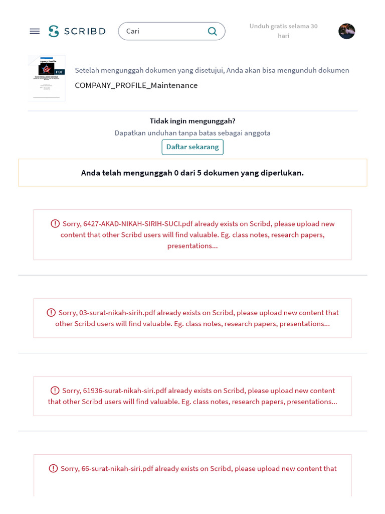 Unggah Dokumen _ Scribd | PDF